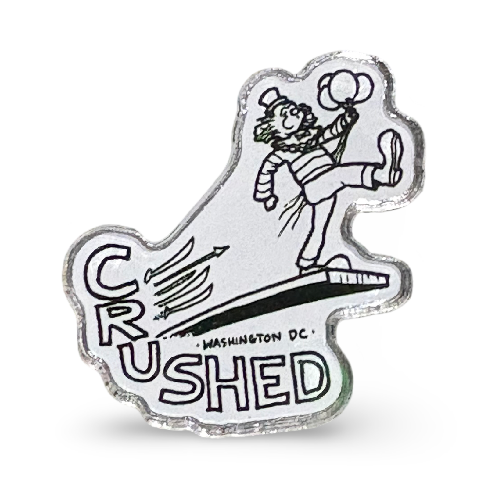 CRUSHED "Walk the Plank" Pin | Crushed Skate Shop